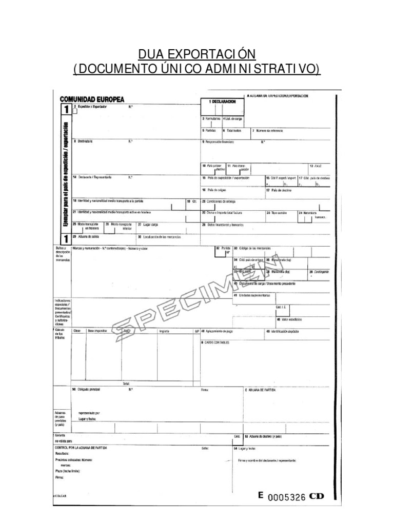 Guía del DUA para Exportaciones | PDF | aduana | Economias