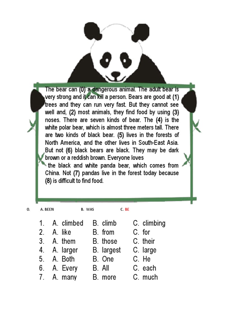 Lecturas Ingles Icfes | PDF | Bears | Foods