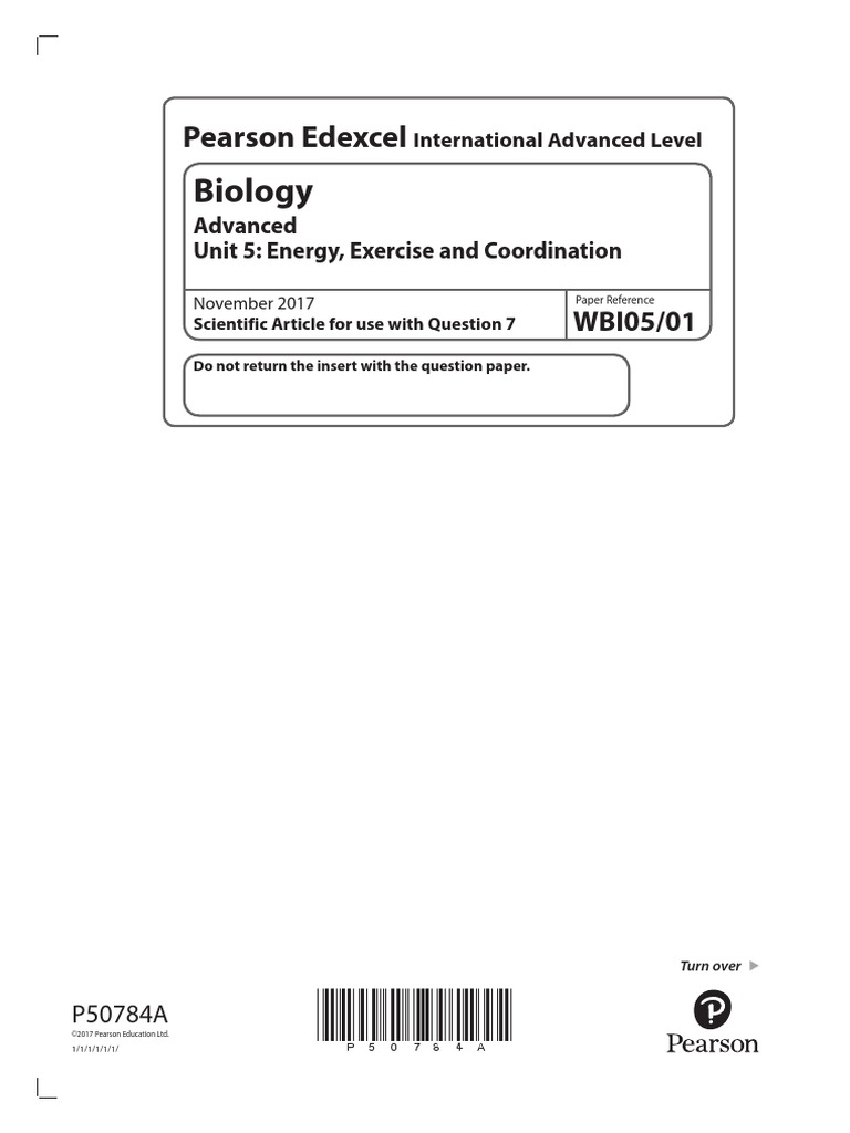 Biology: Pearson Edexcel | PDF | Antioxidant | Multiple Sclerosis