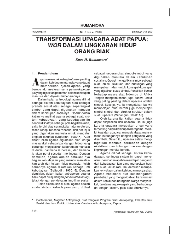 Jurnal Humaniora | PDF