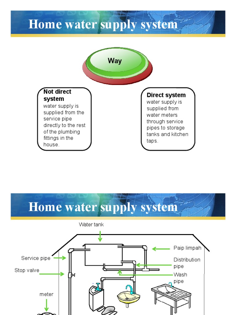Home water direct vs indirect supply systems | PDF | Plumbing | Pipe (Fluid Conveyance)