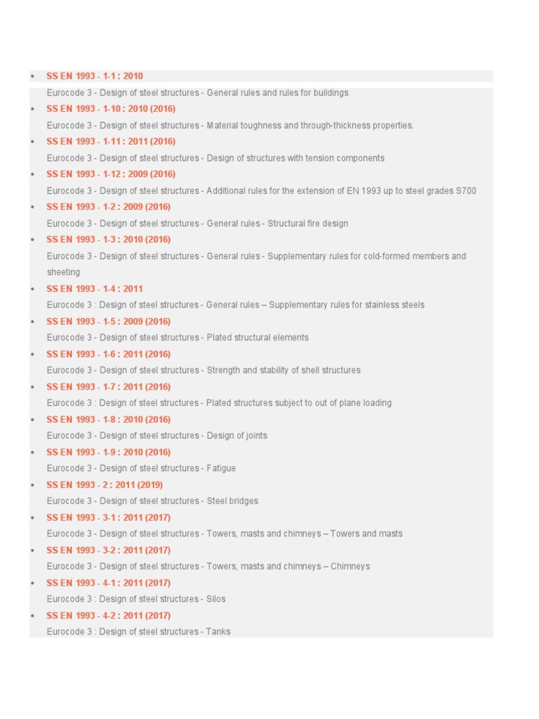 Euro COde Guidelines - SS Standards | PDF | Computers | Technology ...