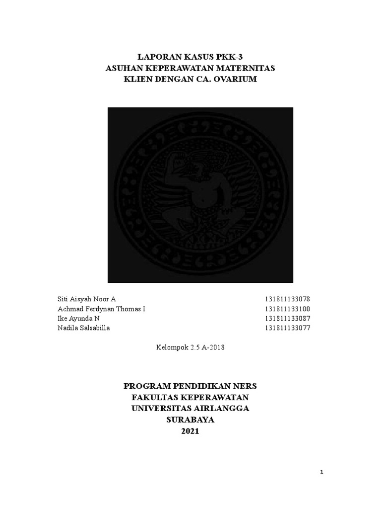 Asuhan Keperawatan Ca Ovarium pada Klien | PDF