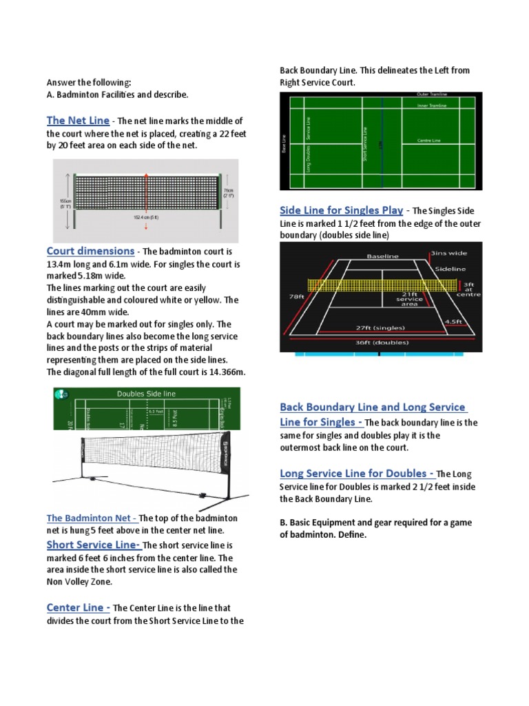 Pe Badminton | PDF | Racquet Sports