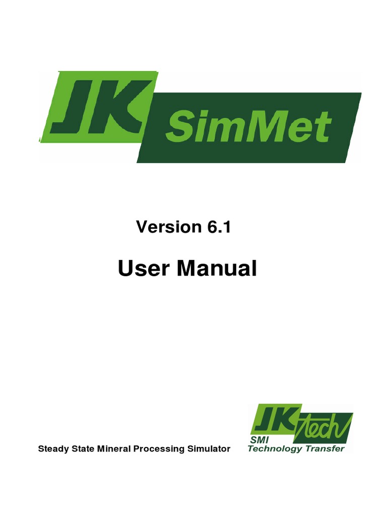 JKSimMet V6 - 1 Manual | PDF | Simulation | Trademark