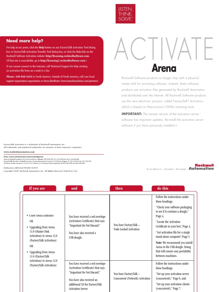 Activate Arena | PDF | Server (Computing) | Computer Network