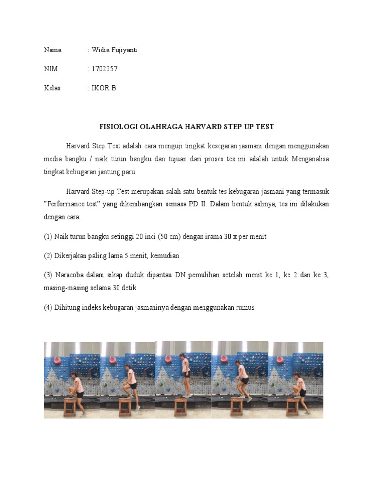 Fisiologi Olahraga Test Harvard | PDF
