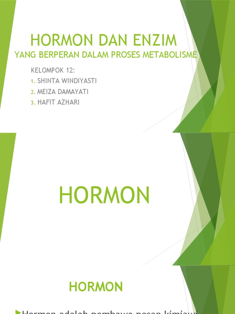Hormon Dan Enzim | PDF | Kesehatan Holistik