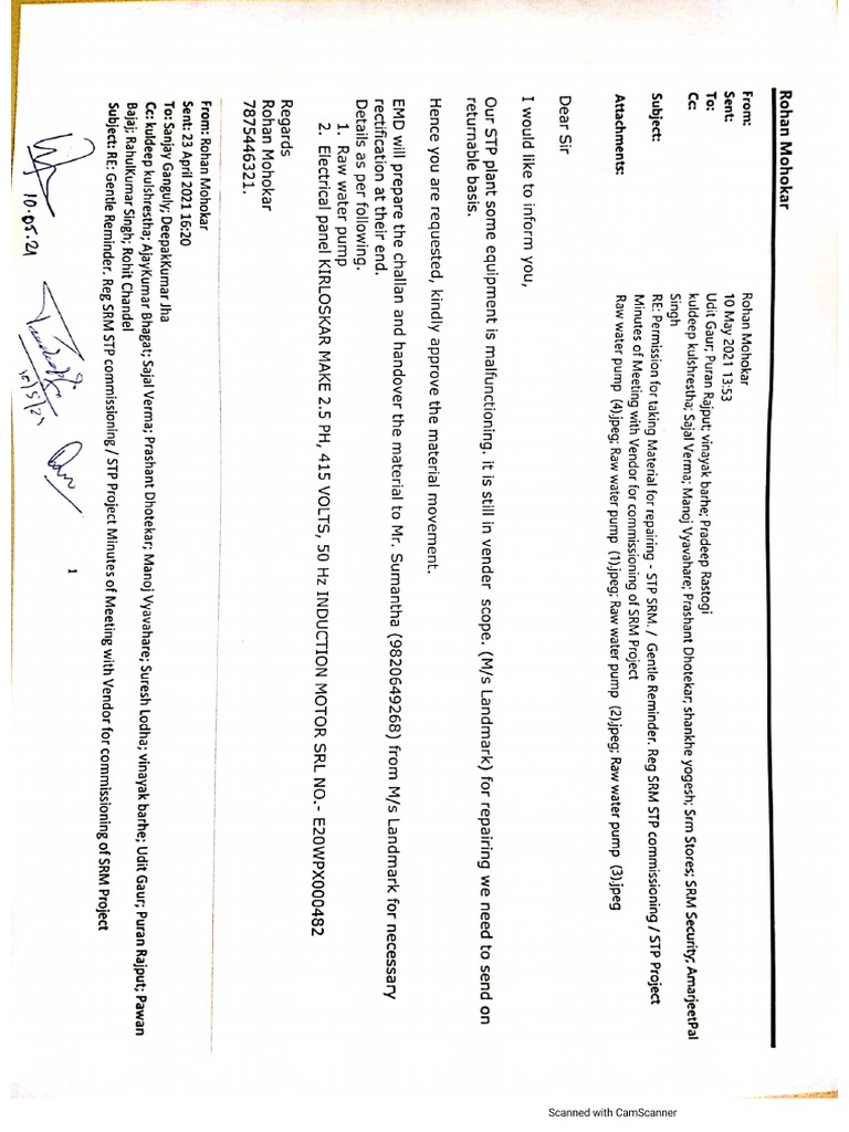 Gate Pass Returnable Basis Pdf