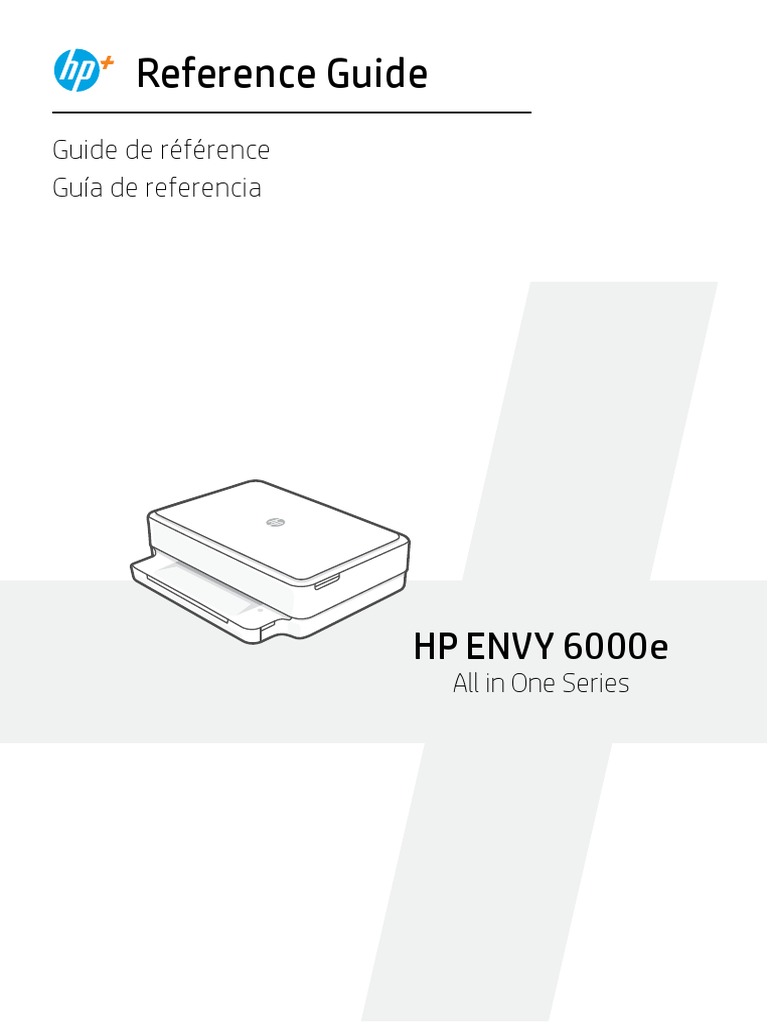 Reference Guide: HP ENVY 6000e | PDF | Computer Network | Printer ...