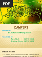 AFL Substation Bus Dampers | PDF | Force | Mechanical Engineering