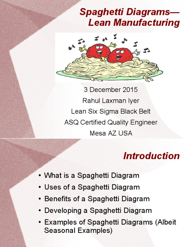 Spaghetti Diagrams - Lean Manufacturing | PDF | Lean Manufacturing ...