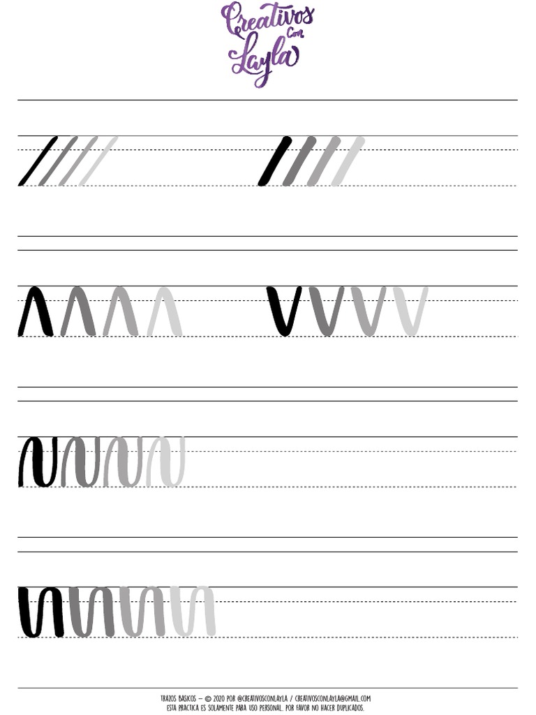 Práctica para Lettering 1 | PDF