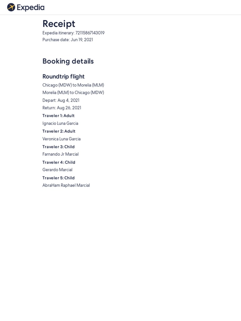 Trip Receipt 3 | PDF