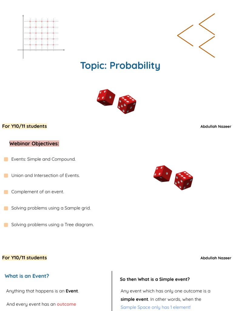 Webinar 1 - Probability | PDF | Probability | Mathematics