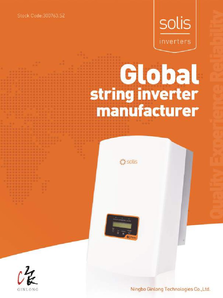 Solis Brochure | PDF | Power Inverter | Electrical Grid