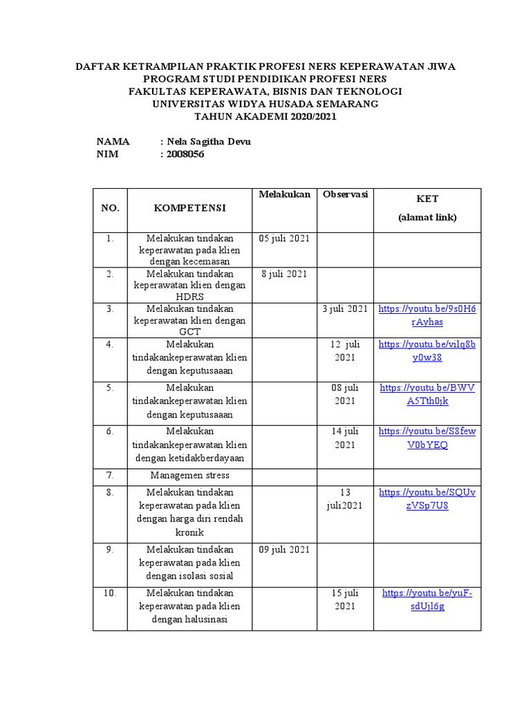 Target Kompetensi | PDF