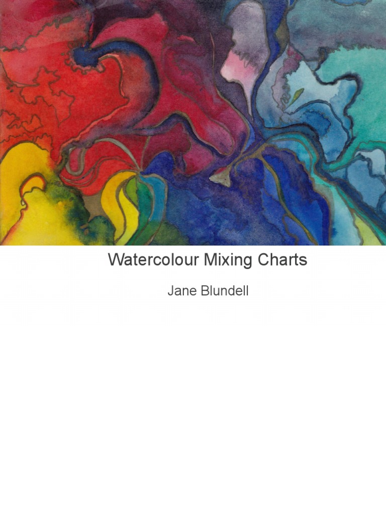 Watercolour Mixing Charts (Jane Blundell) | PDF | Watercolor Painting ...