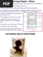 Differences Between Crosshead and Trunk Engines | PDF | Piston ...