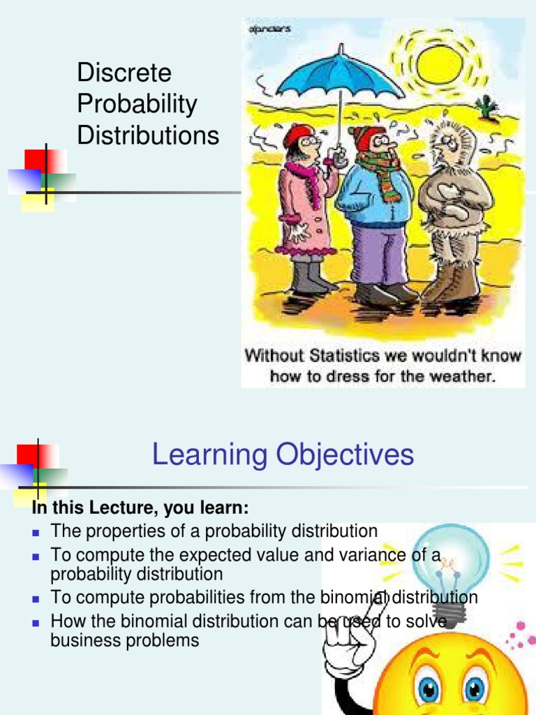 Discrete Probability Distributions | PDF | Probability Distribution ...
