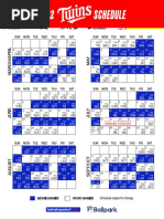 Cubs 2025 Regular Season Schedule | PDF