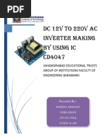 Power Efficient Mini Inverter Project | PDF | Bipolar Junction Transistor | Electronic Oscillator