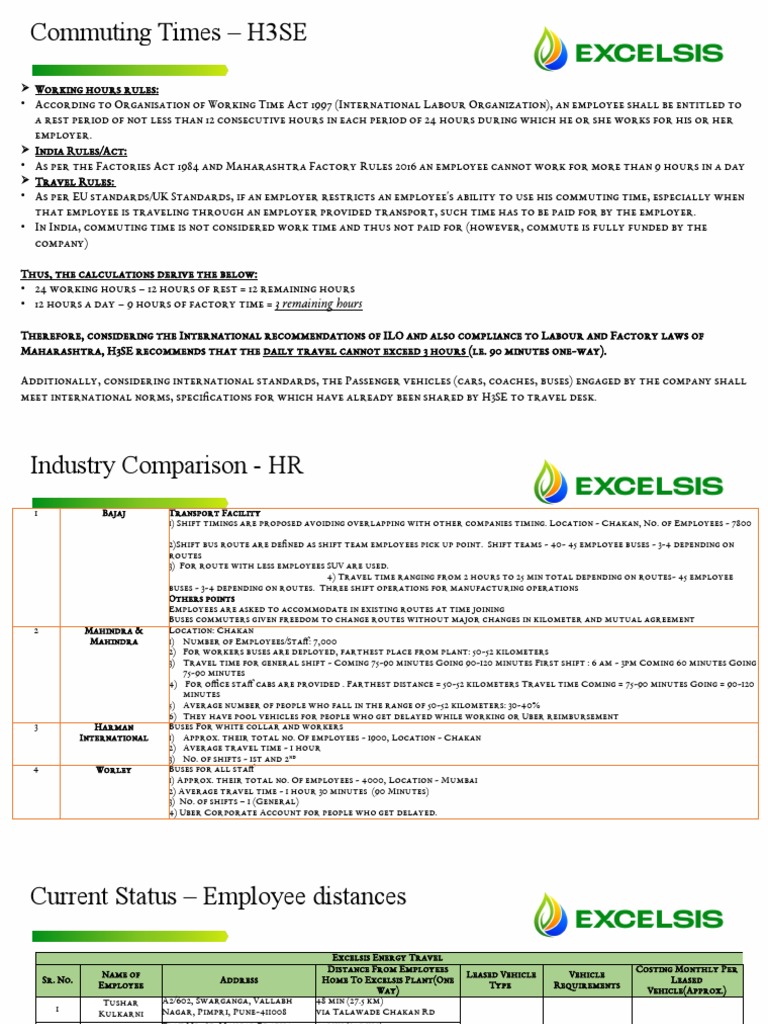 Employee Transportation Management Guide | PDF | Employment | Commuting
