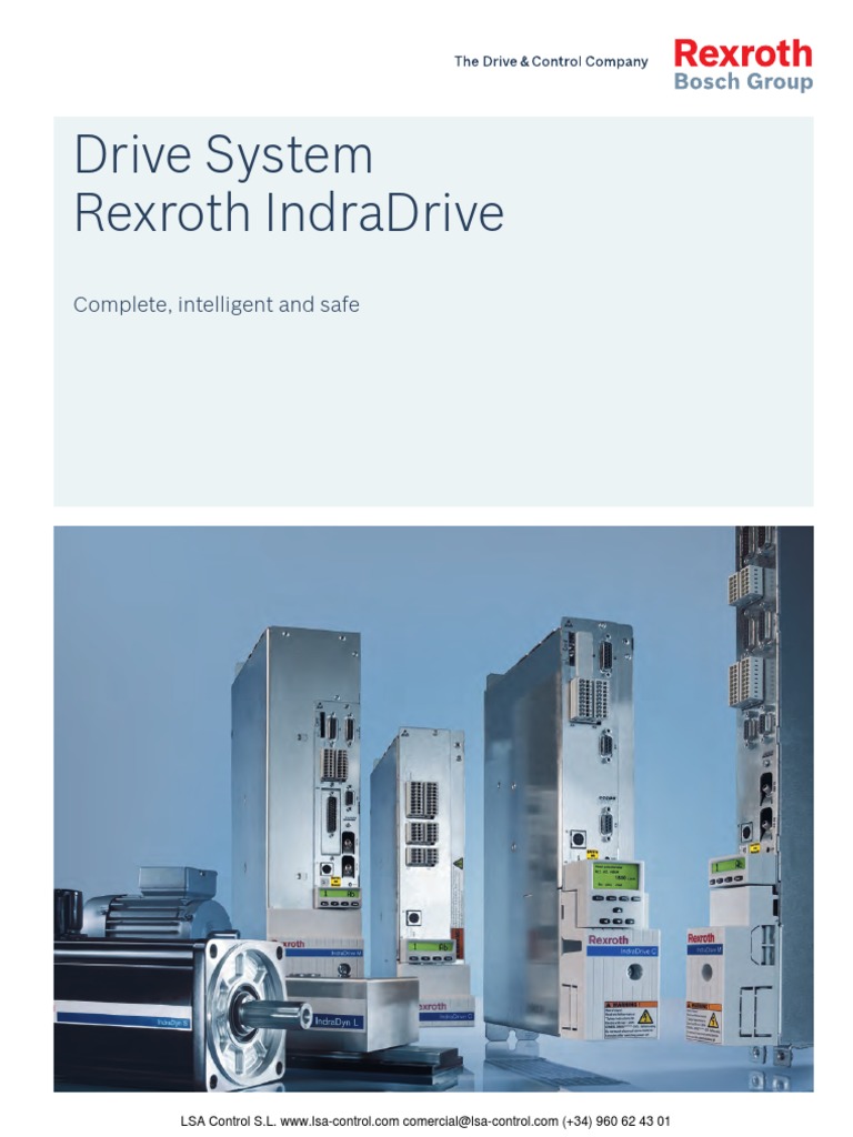 Drive System Rexroth Indradrive | PDF | Power Supply | Power Inverter