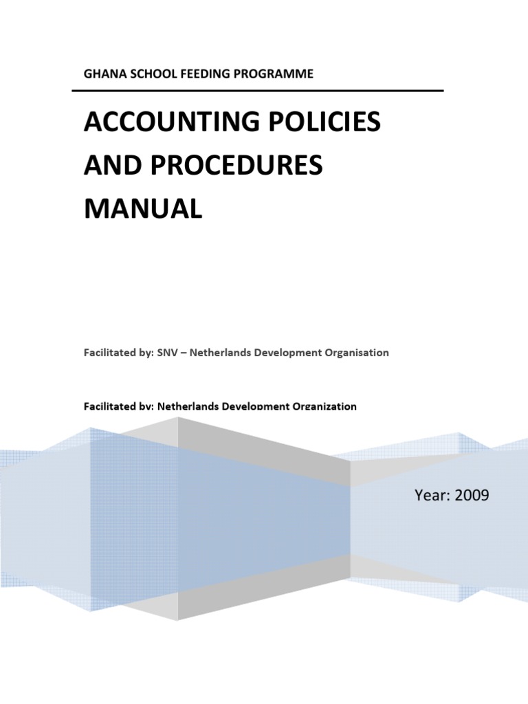 Accounting Procedures Manual | PDF | Procurement | Receipt