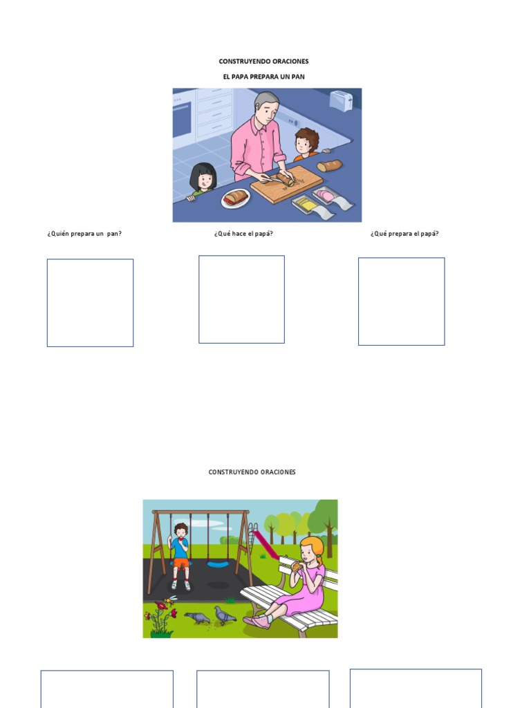 Construyendo Oraciones | PDF