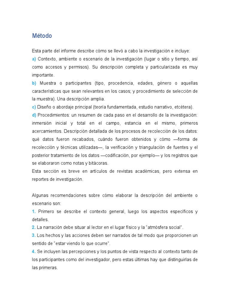 Método, Analisis, Resultados y Discusion | PDF | Teoría | Narrativa