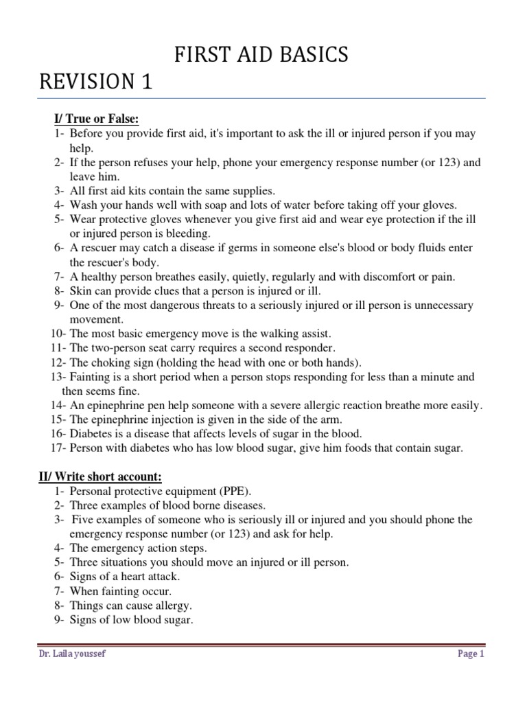 Essential First Aid Knowledge: A Comprehensive Review of First Aid ...