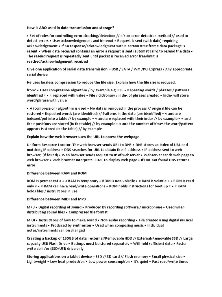 Comp Notes | PDF | Internet & Web | World Wide Web