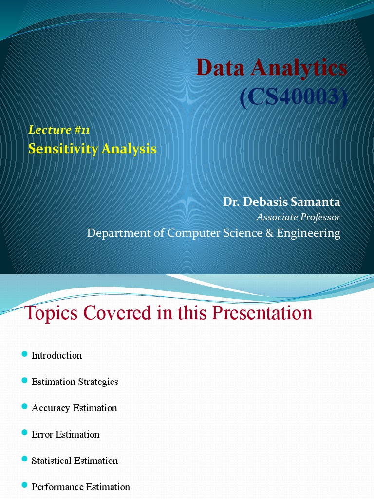 Sensitivity Analysis | PDF | Receiver Operating Characteristic | Sensitivity And Specificity