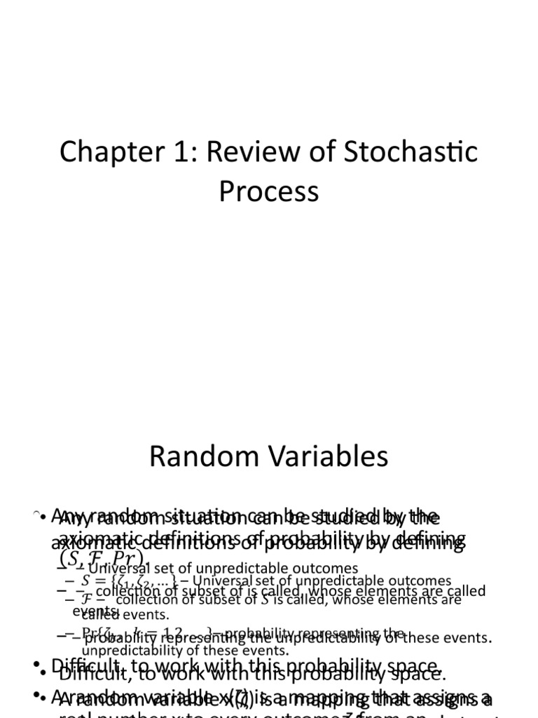 Understanding Unpredictable Outcomes in Stochastic Processes | PDF ...