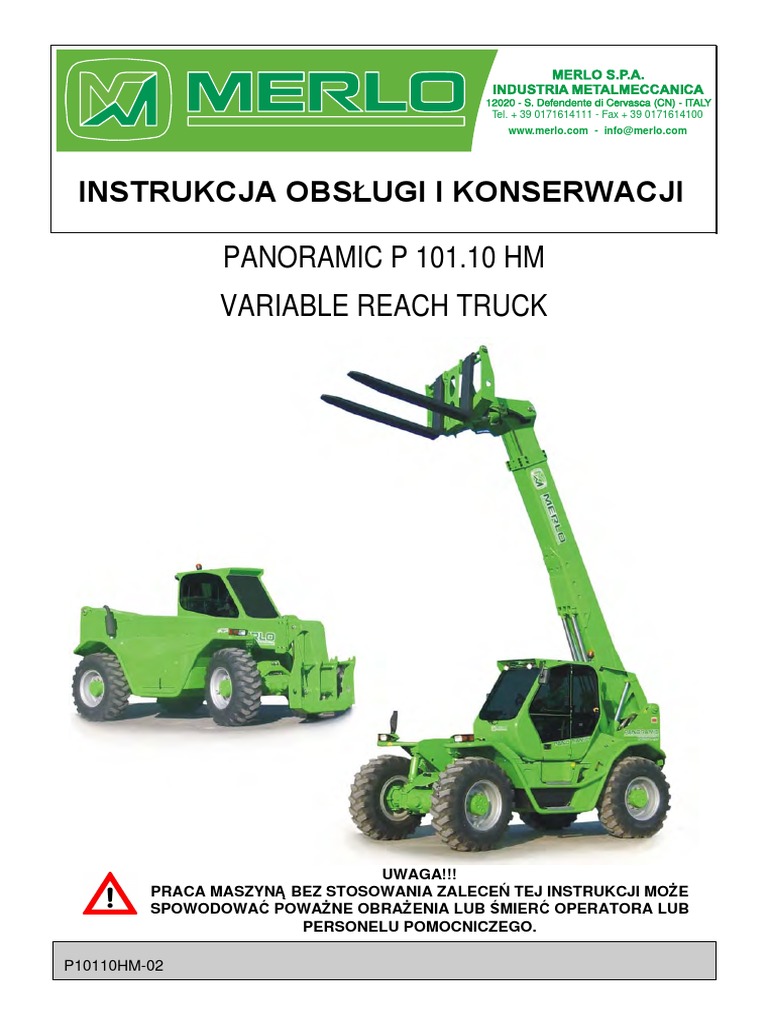 Merlo p101.10hm Pl-1 | PDF
