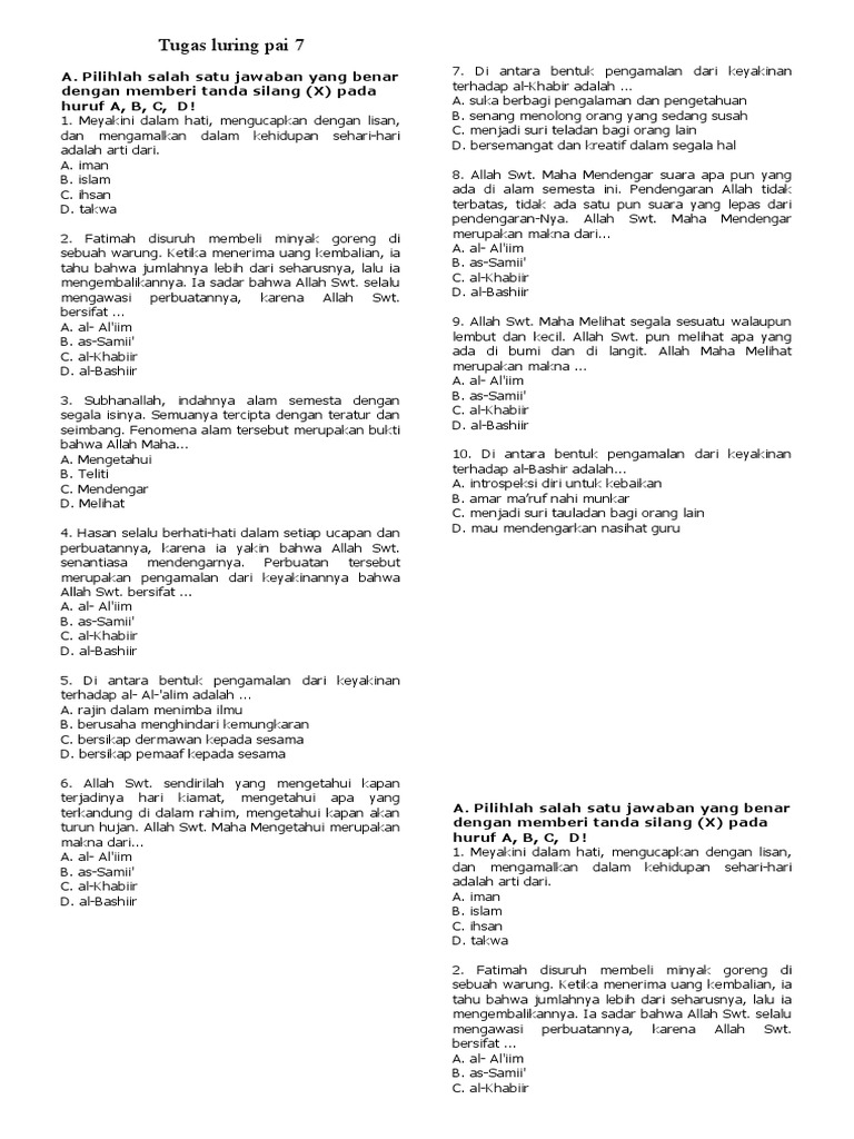 Tugas Luring Pai 7 | PDF