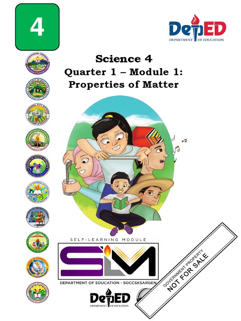 Science 4 Q1 Module 1 Properties of Matter | PDF | Learning | Decomposition