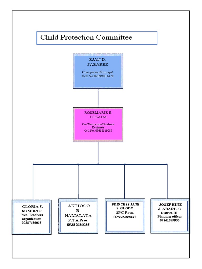 Child Protection Committee: Rjan D. Sabarez | PDF | Punishments | Bullying