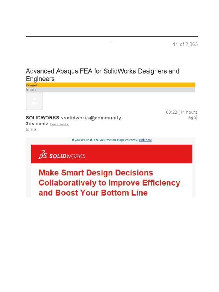 Advanced Abaqus FEA For SolidWorks Designers and Engineers | PDF ...