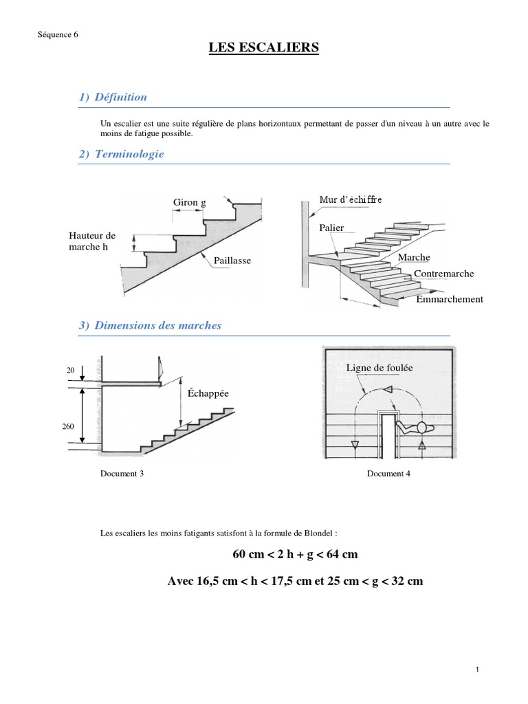 6 Les Escaliers Sequence 6 | PDF | Escaliers | Codes de conduite