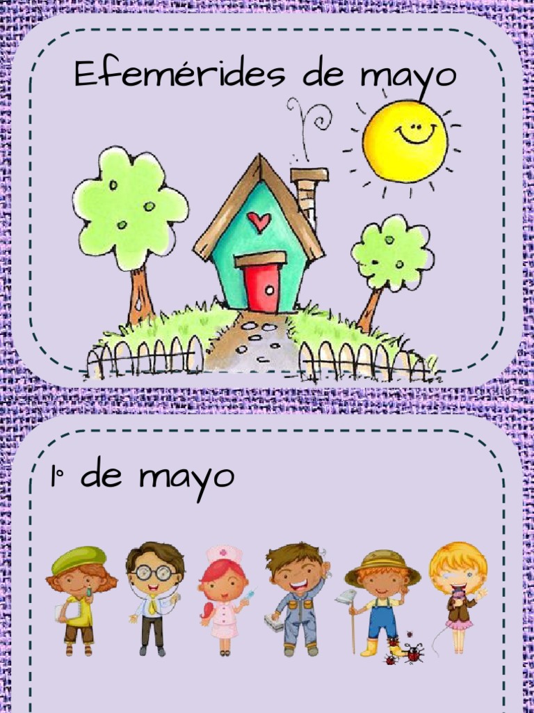 Efemérides de Mayo para Preescolar | PDF