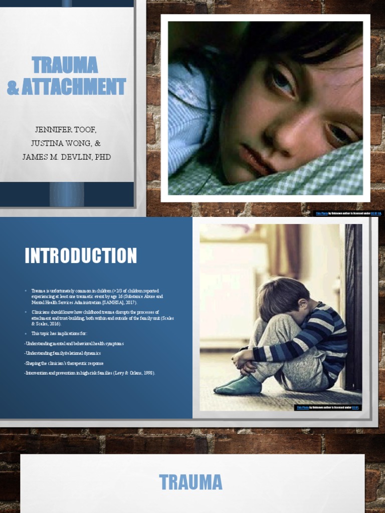 Childhood Trauma and Attachment | PDF | Attachment Theory ...