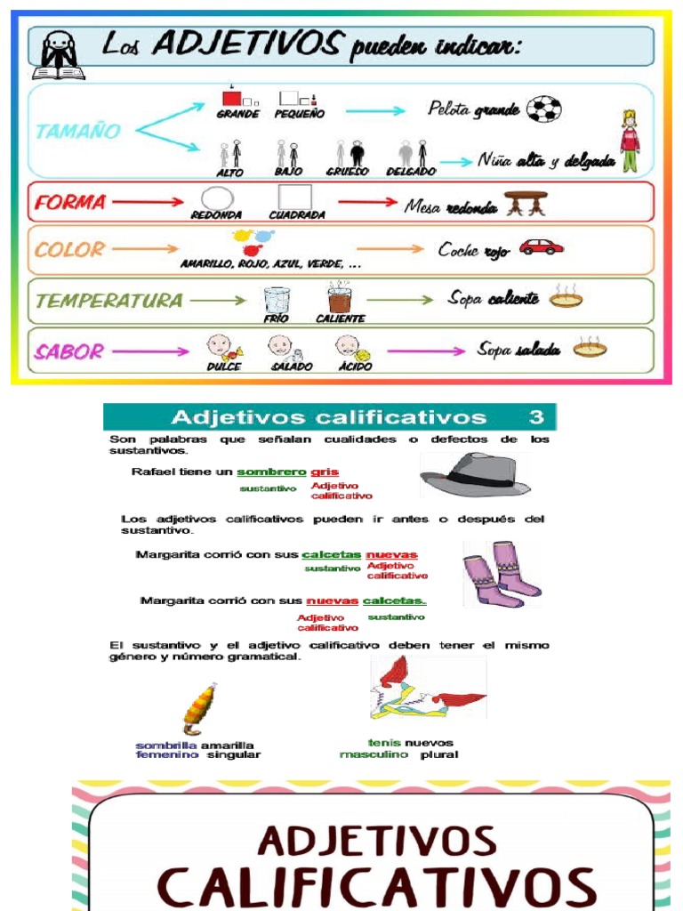 Adjetivos Calificativos | PDF