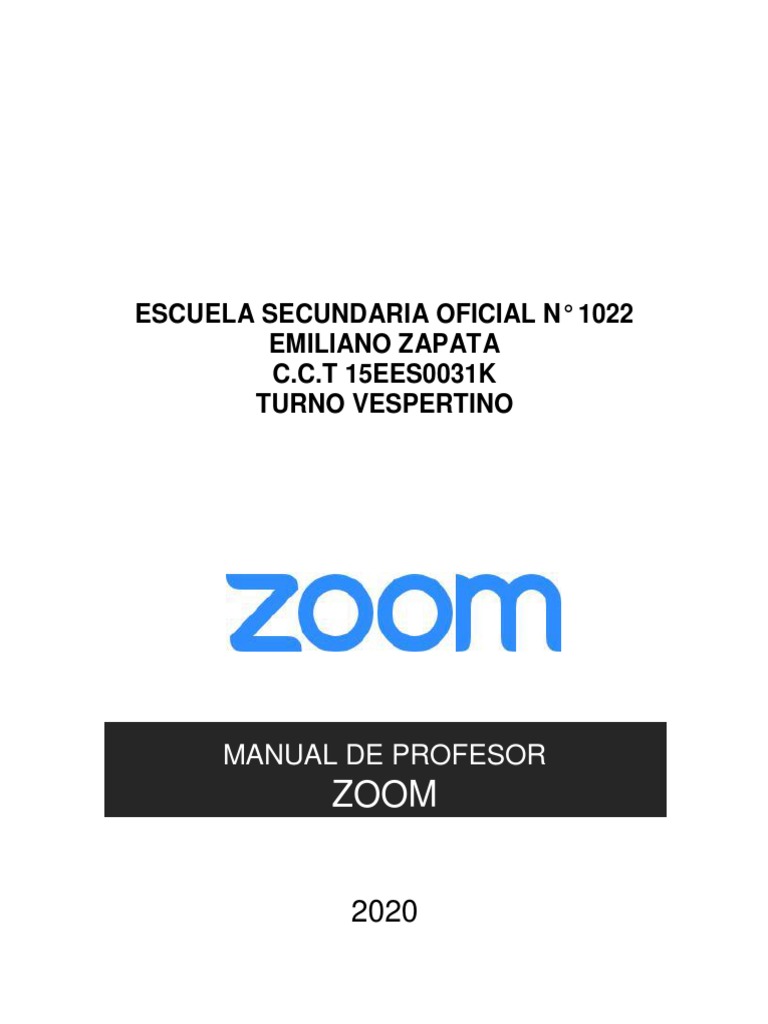 Manual Zoom | PDF