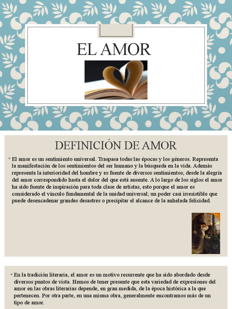 Tipos de Amor: Definiciones y Ejemplos | PDF | Amor | Misticismo