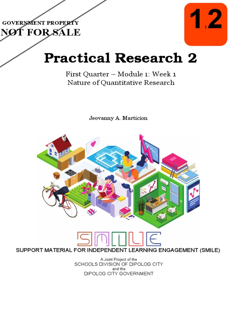 Practical Research 2: Not For Sale | PDF | Quantitative Research ...