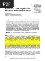 Good Lives Model: Offender Pathways | PDF | Goal | Motivation