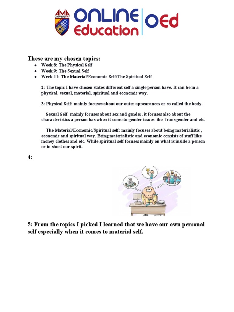 Understanding Self - Course Project | PDF