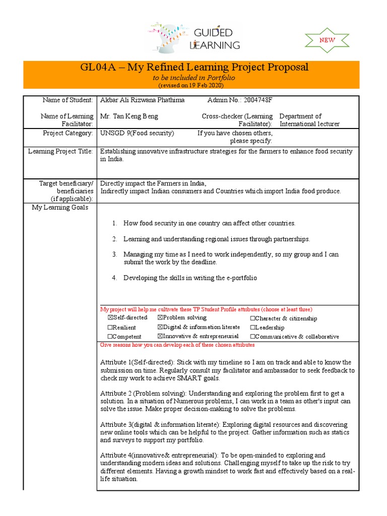 Akbar Ali Rizwana Phathima A20m1 Refined Learning Project Proposal ...